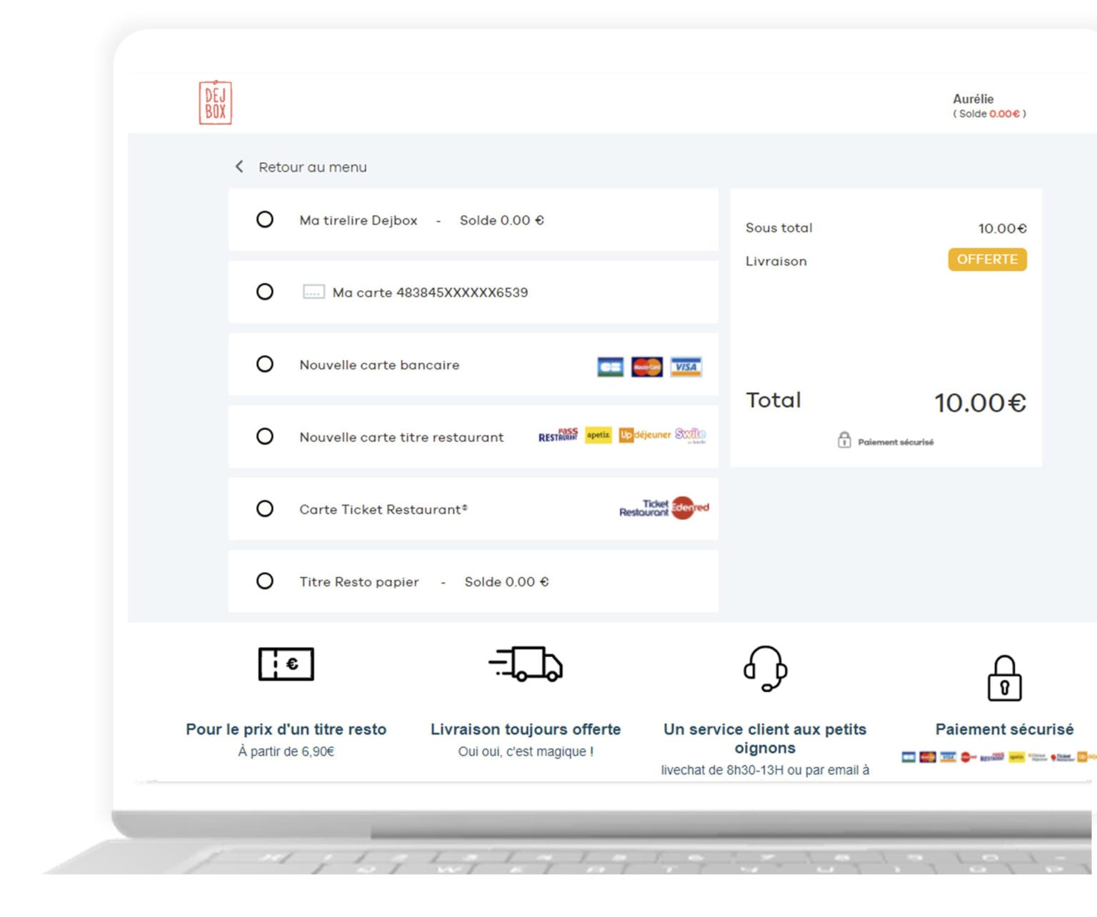 Dejbox : LA cantine digitale au bureau